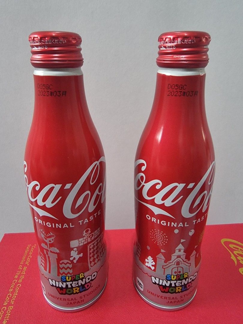 Coca Cola Limited Super Mario (1 pair), Food & Drinks, Beverages on ...