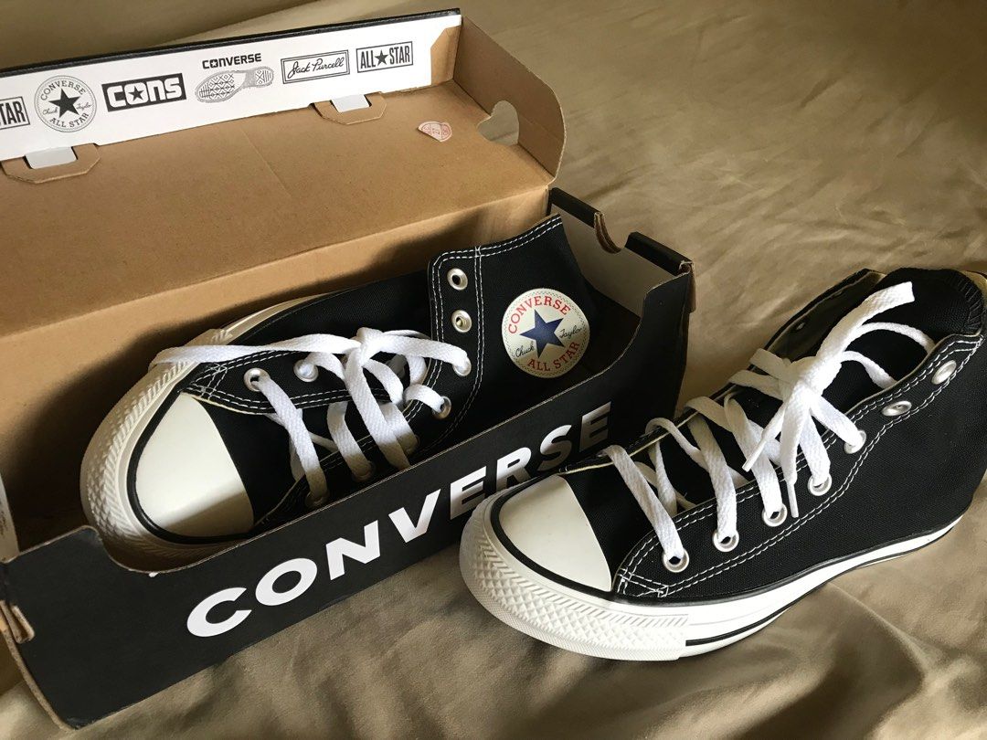 Converse Classic All Star Black High Top, Women's Fashion, Footwear ...