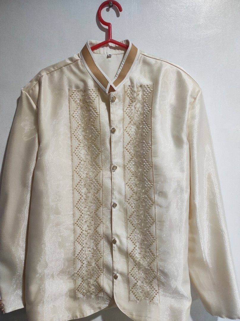 Cream Barong for Groomsmen /Father/ Ninong (Wedding) on Carousell