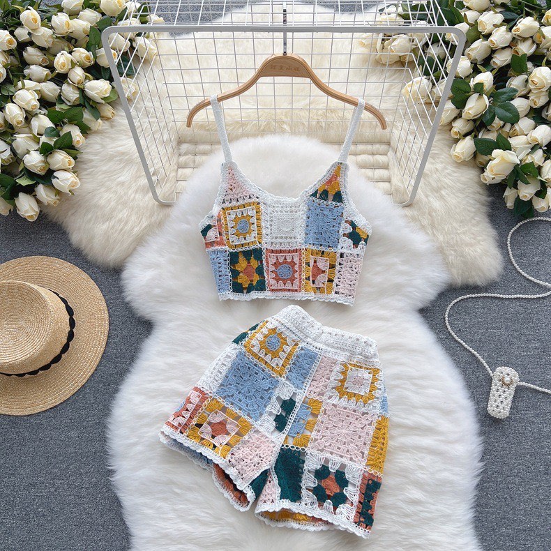 Crochet set, Women's Fashion, Dresses & Sets, Sets or Coordinates on ...