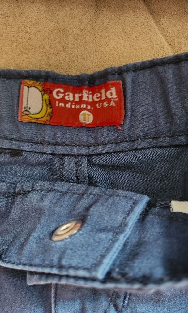 Dark Blue- Garfield Shorts-for little boys- fits 1 to 2.5 years old ...