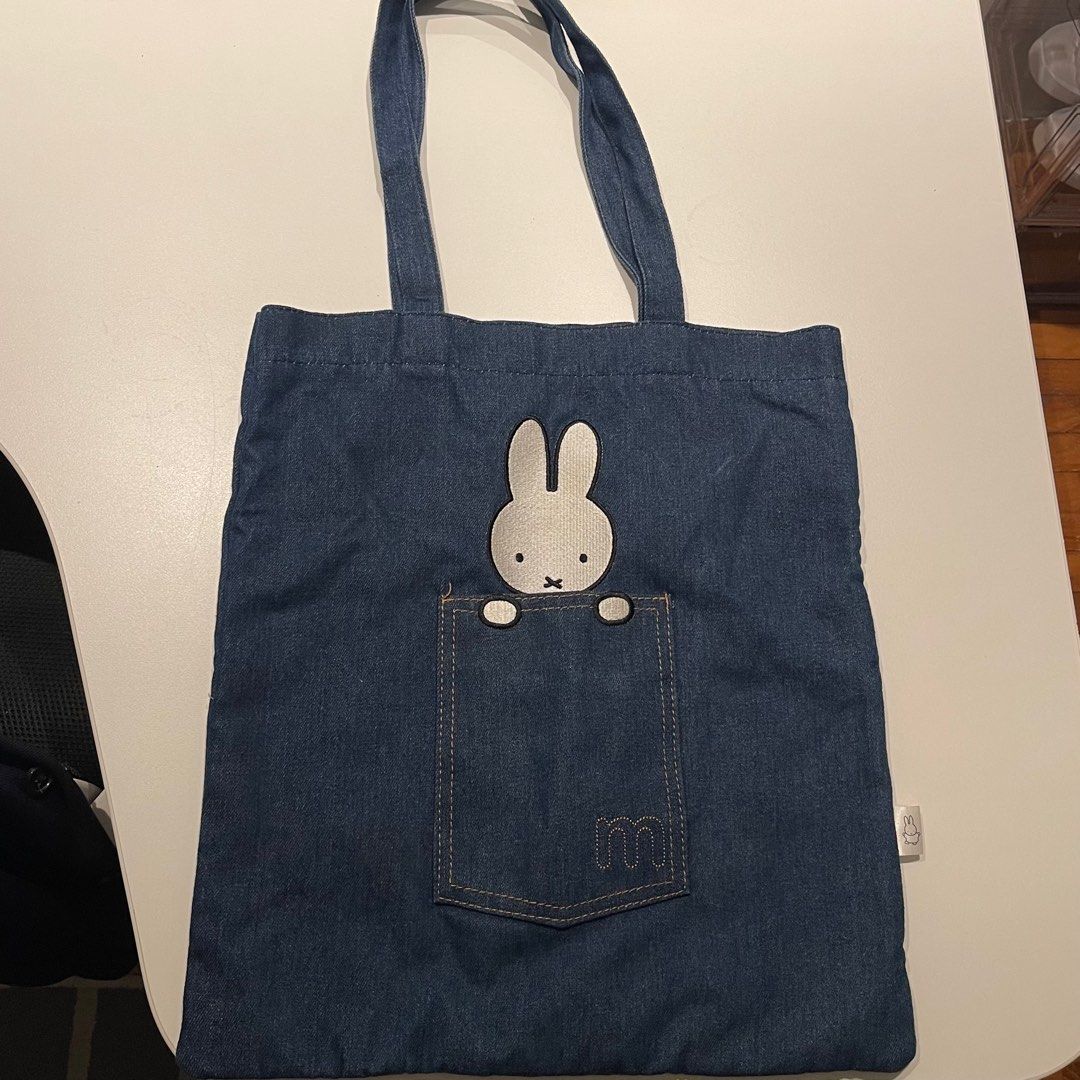 Dark Blue Miffy tote bag, Women's Fashion, Bags & Wallets, Tote Bags on ...