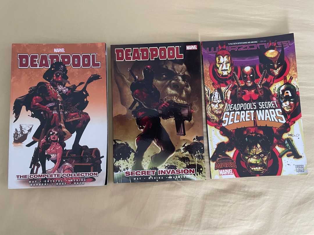 Deadpool Complete collection secret invasion secret wars, Hobbies ...