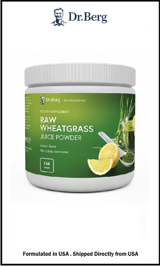 Dr Berg Raw Wheatgrass and Lemon, Health & Nutrition, Health ...