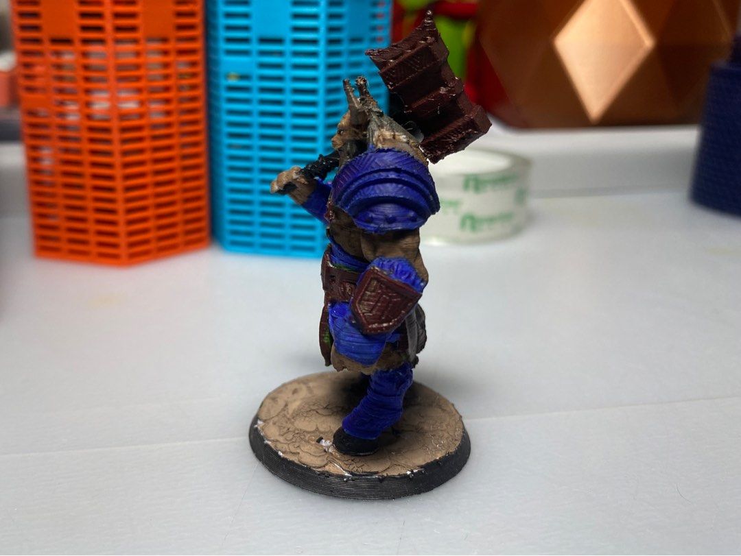 Dungeons and Dragons minotaur miniature mini monster mob dnd d&d 3D ...