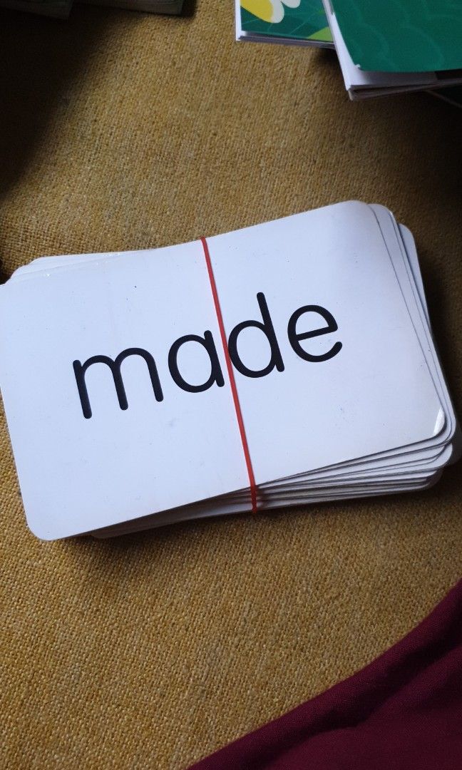 Early readers flash cards, books, materials., Hobbies & Toys, Books ...