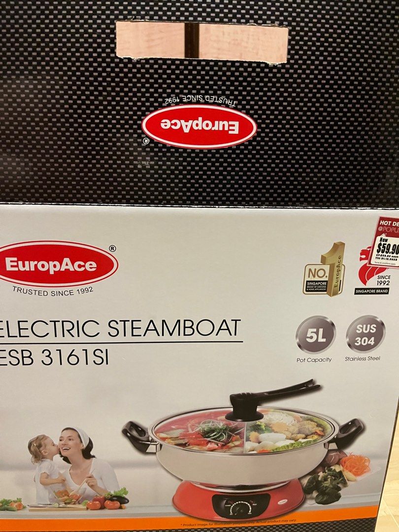 Electric steamboat (dual), Furniture & Home Living, Kitchenware ...