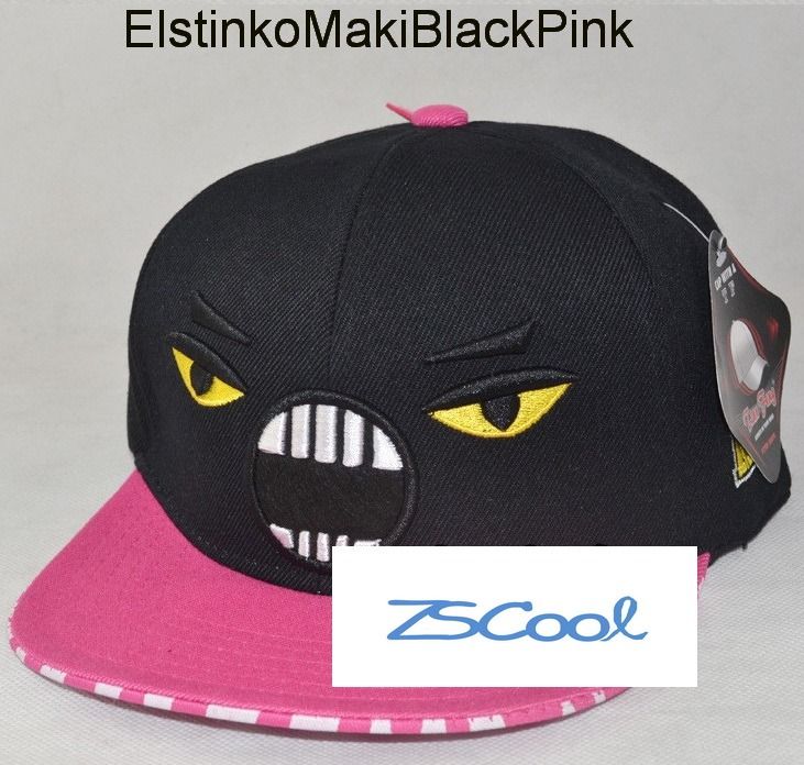 Elstinko Cap Maki Cookie Monster Kpop Town Hat Snapback Cute Comic ...
