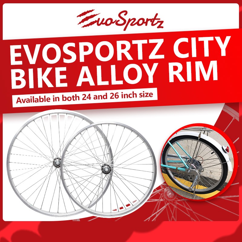 EvoSportz City Bike Alloy Rim | Bicycle Wheelset Rims, Sports Equipment ...
