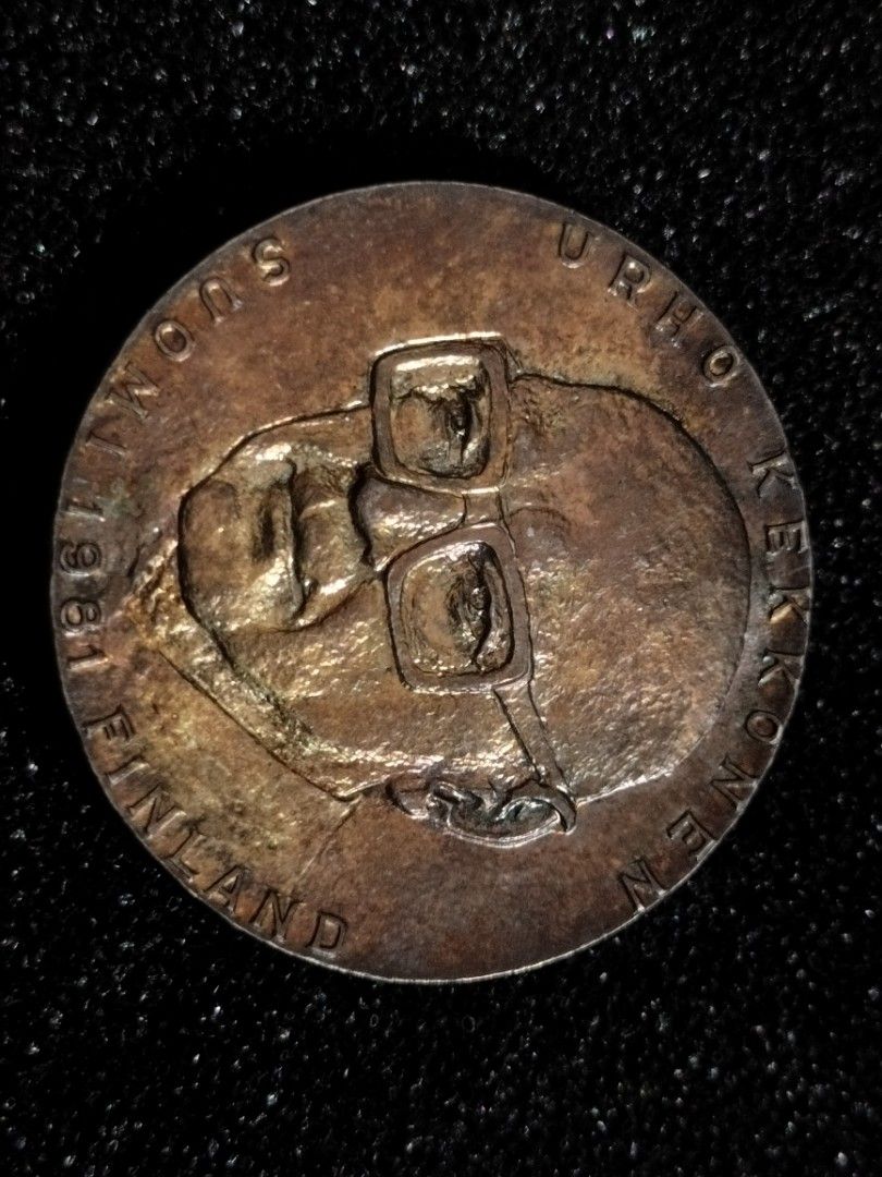 Finland 50 markkaa, 1981 80th Anniversary - Birth of President Urho Kekkonen SILVER COIN ...