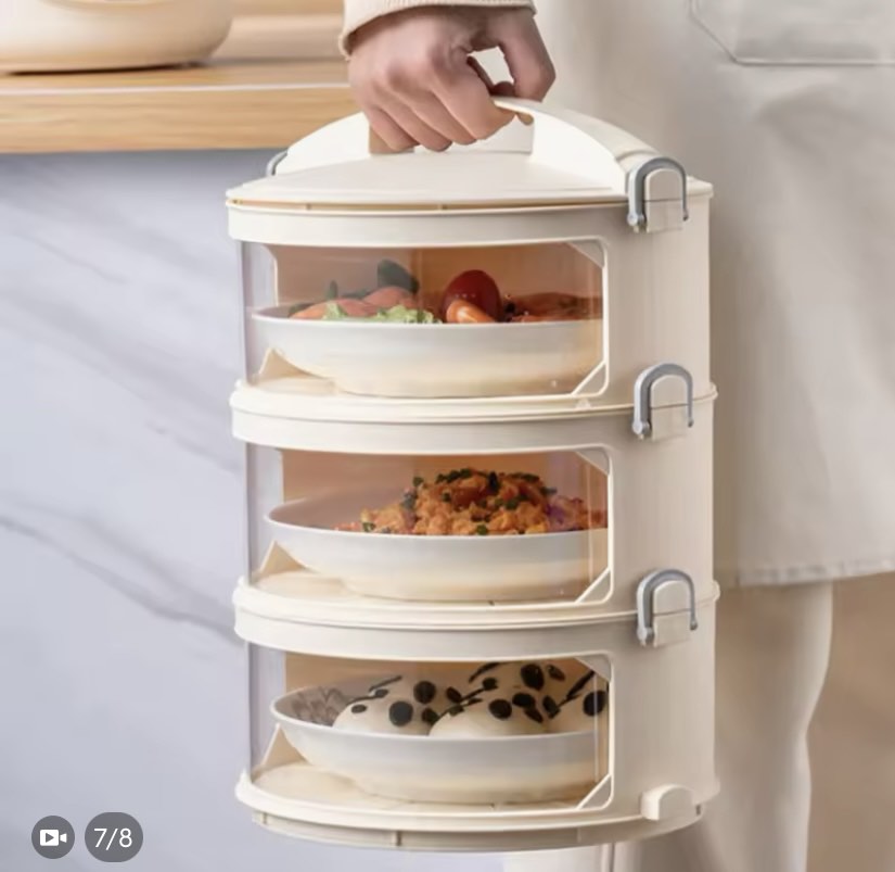 Food tower ; prevent bugs from getting into the food, Furniture & Home ...