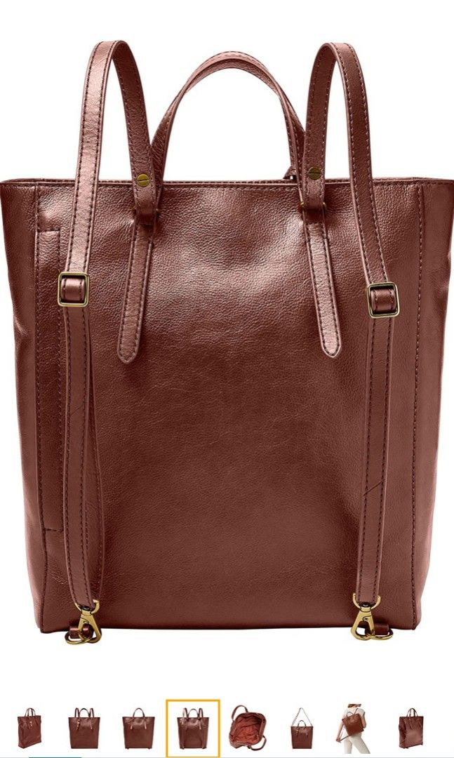 Fossil Camilla Convertible Backpack, Luxury, Bags & Wallets on Carousell