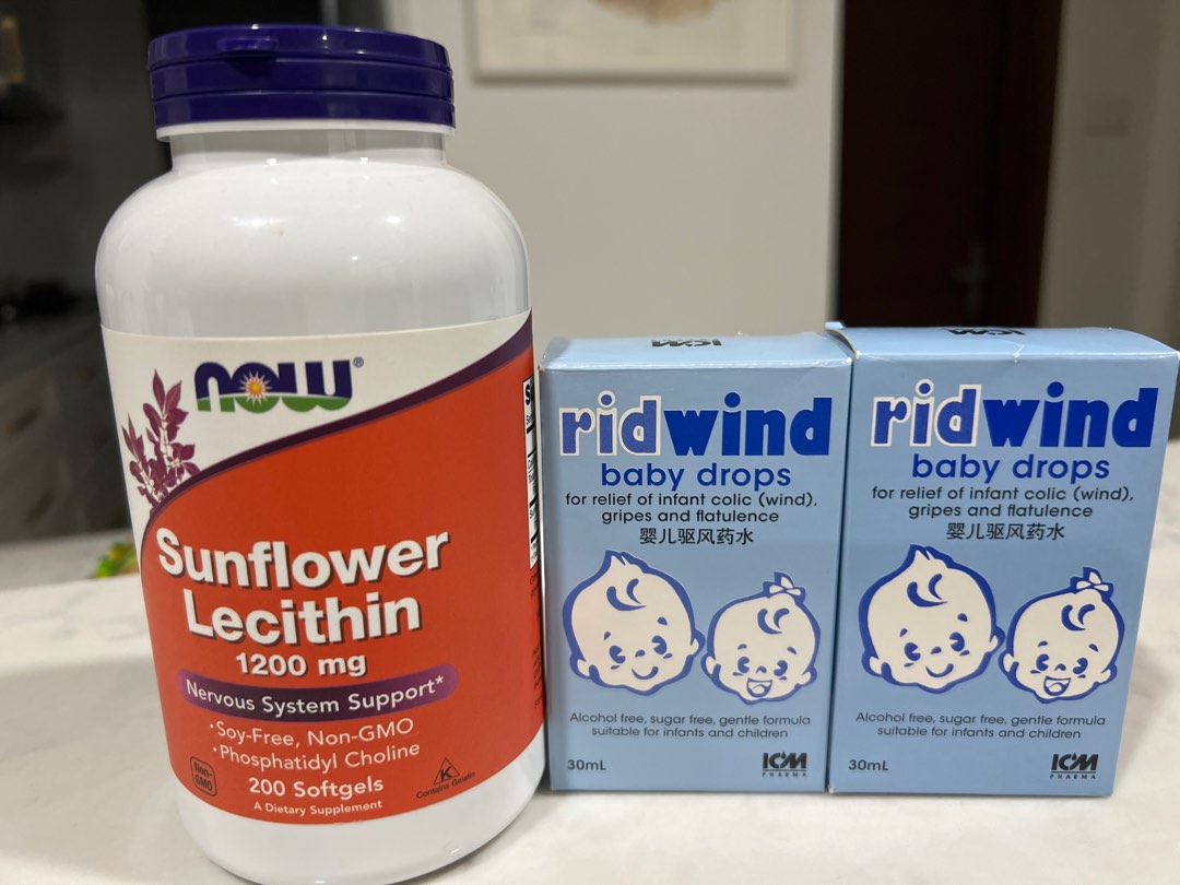 Free sunflower lecithin and rid wind baby drops, Health & Nutrition ...