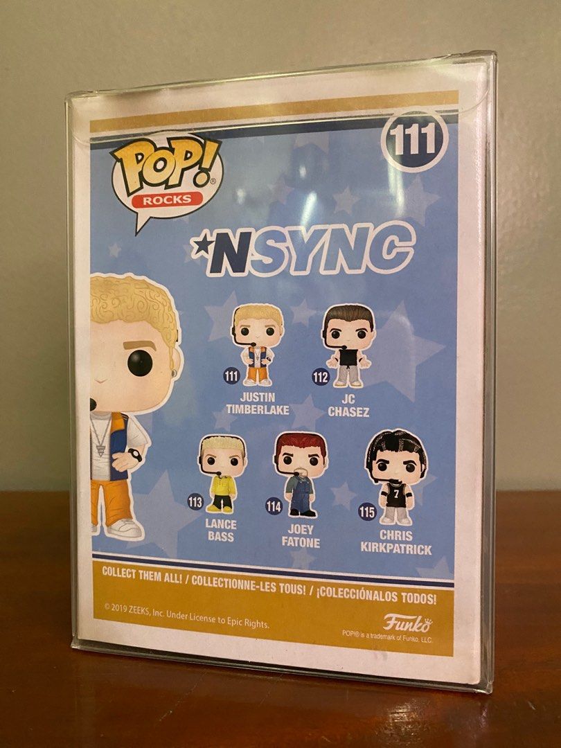 Funko POP! Rocks: NSYNC - Justin Timberlake, Hobbies & Toys, Toys ...