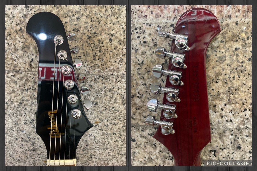 Gibson 2020 Firebird Electric Guitar, Cherry Red, Hobbies & Toys, Music ...
