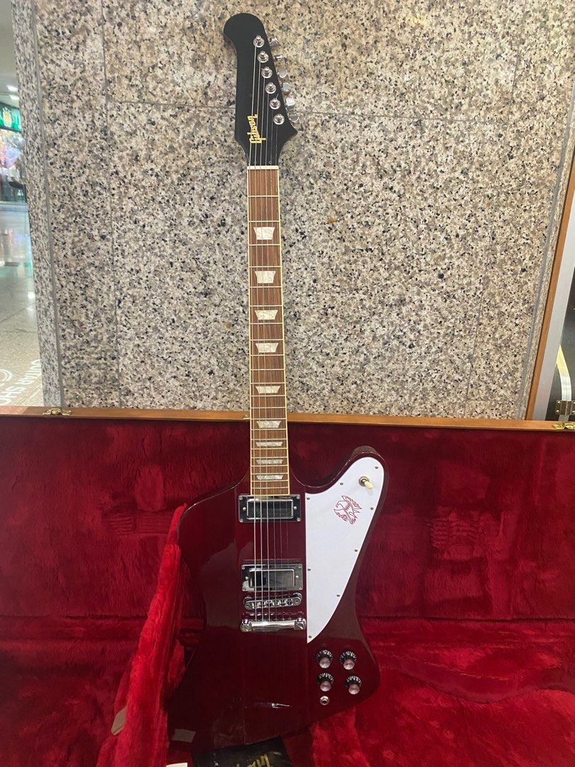 Gibson 2020 Firebird Electric Guitar, Cherry Red, Hobbies & Toys, Music ...