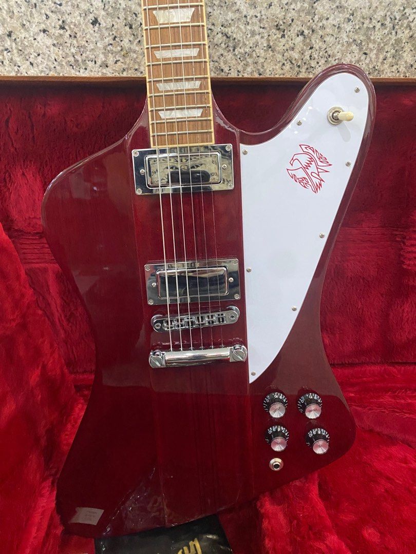 Gibson 2020 Firebird Electric Guitar, Cherry Red, Hobbies & Toys, Music ...