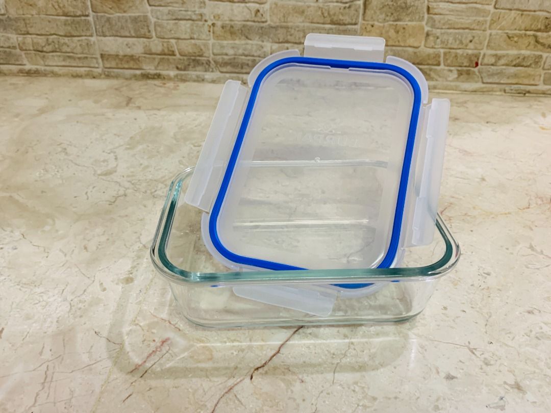 Glass Tupperware Container, Furniture & Home Living, Kitchenware ...