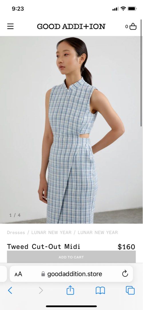 Good Addition Cutout Cheongsam UK12, Women's Fashion, Dresses & Sets ...