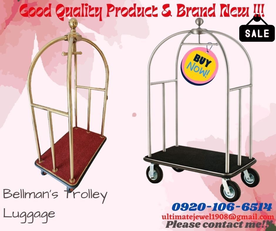 GOOD QUALITY MATERIALS BELLMAN'S TROLLEY LUGGAGE - BRAND NEW AND GOOD ...