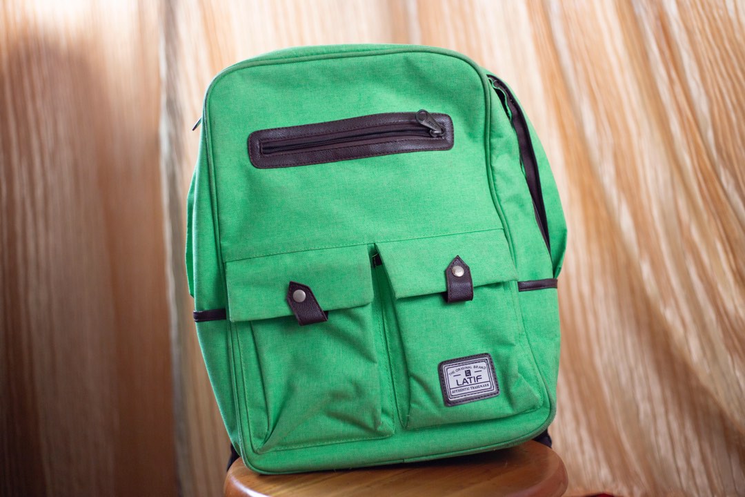 Green bag, Men's Fashion, Bags, Backpacks on Carousell
