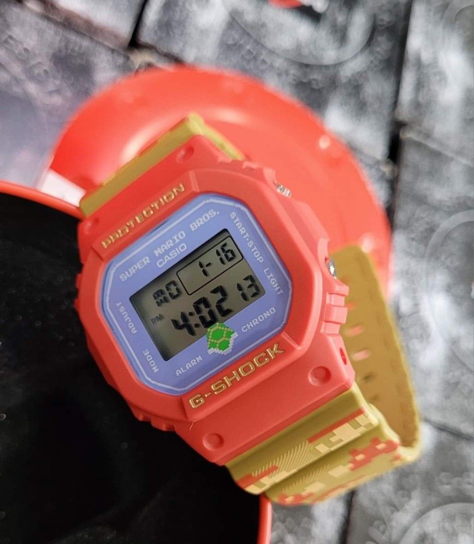 Gshock Super Mario, Men's Fashion, Watches & Accessories, Watches on ...