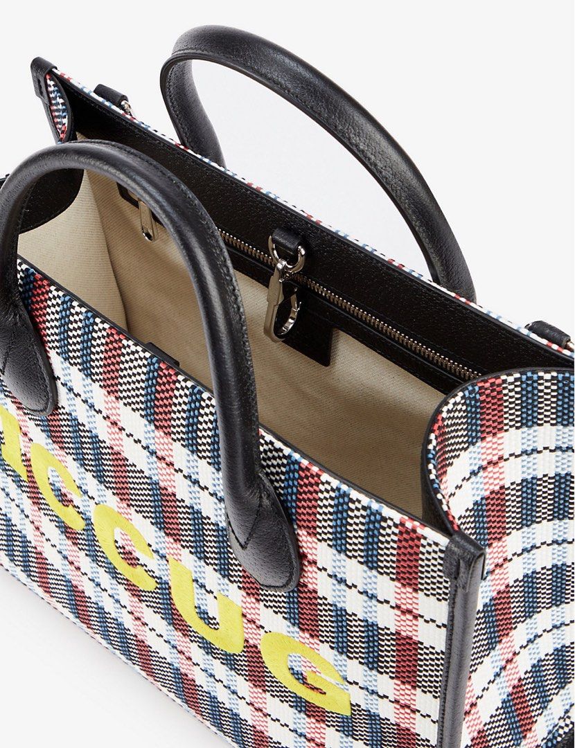 GUCCI - ICCUG canvas and leather tote bag, Luxury, Bags & Wallets on ...