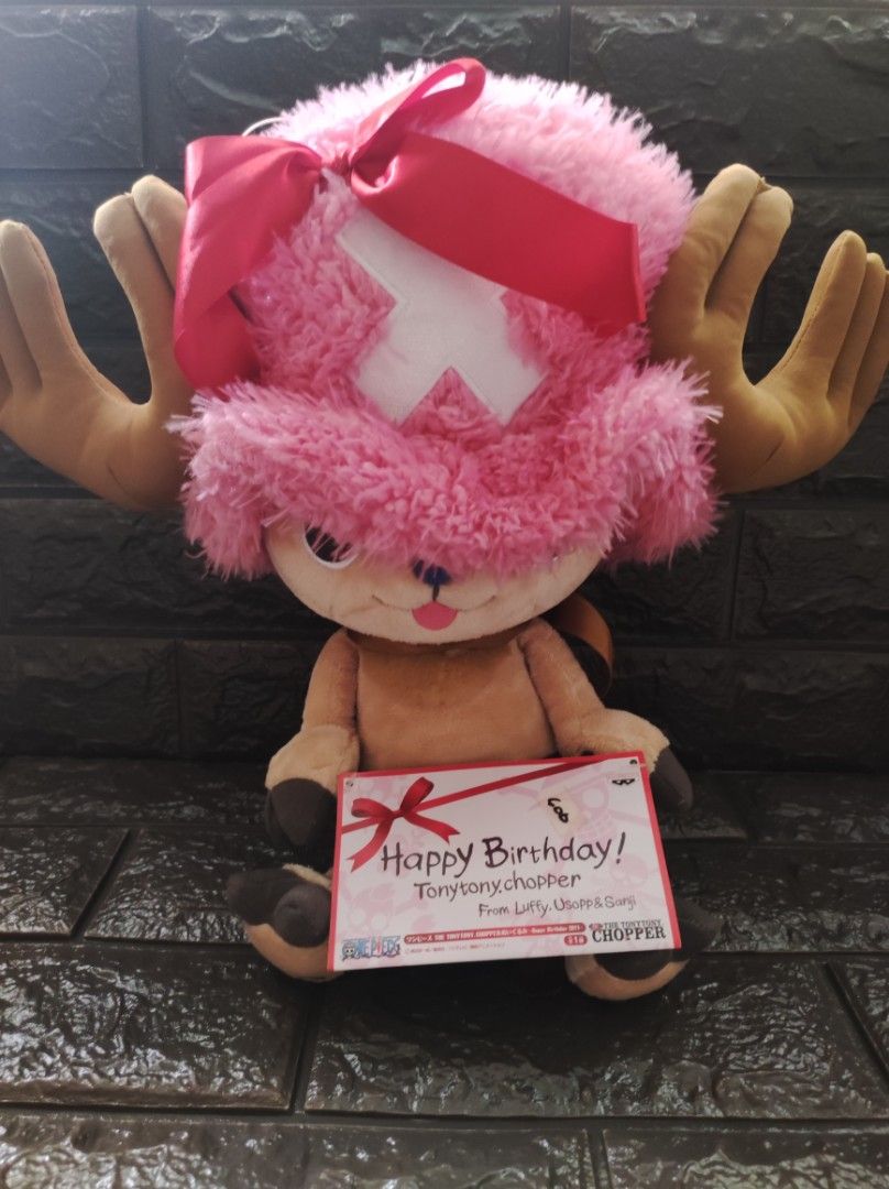 Happy birthday chopper, Hobbies & Toys, Toys & Games on Carousell