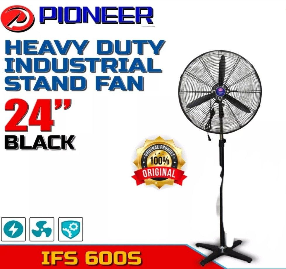 Heavy duty industrial stand fan, Commercial & Industrial, Construction ...