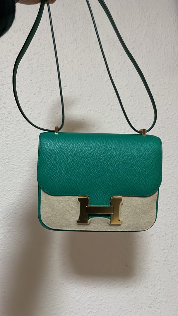 HERMES MINI CONSTANCE 18, Luxury, Bags & Wallets on Carousell