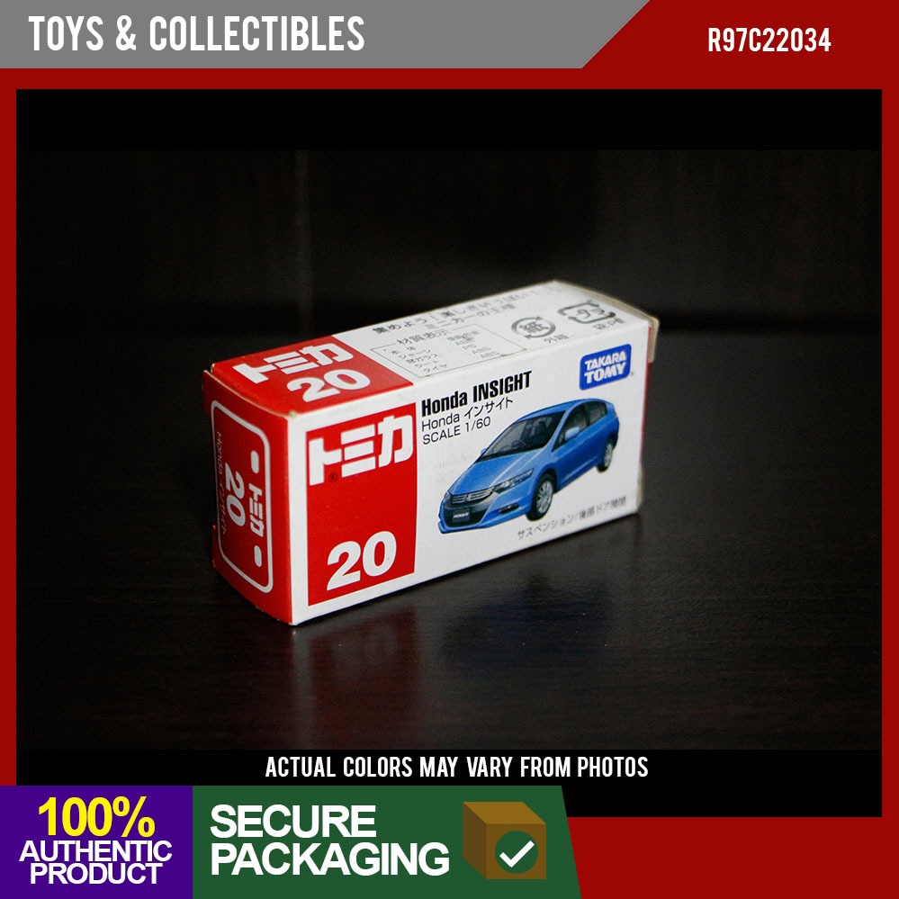 Honda Insight (Takara Tomy Tomica #20) Blue - New/Opened/Box not Mint ...