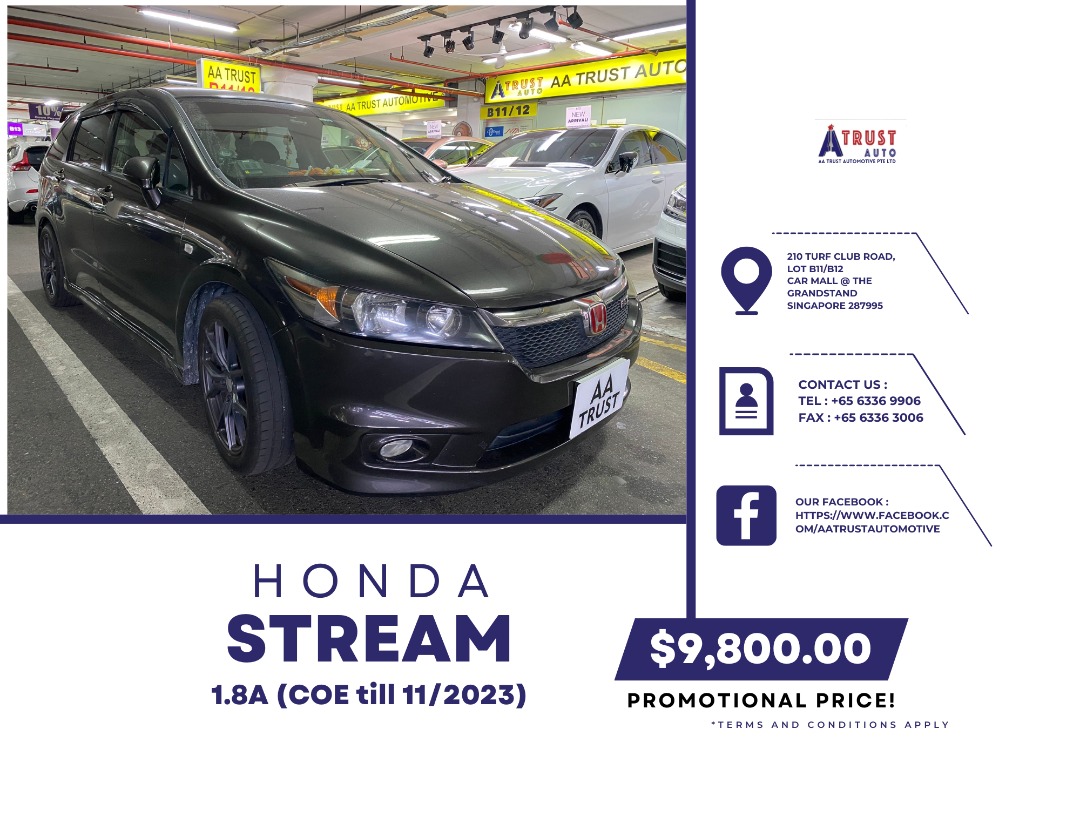 Honda Stream 1.8 RSZ (A), Cars, Used Cars on Carousell