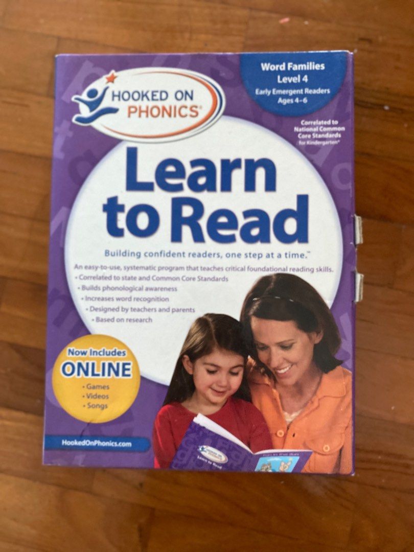 Hooked on Phonics Learn to Read Level 4, Hobbies & Toys, Books ...