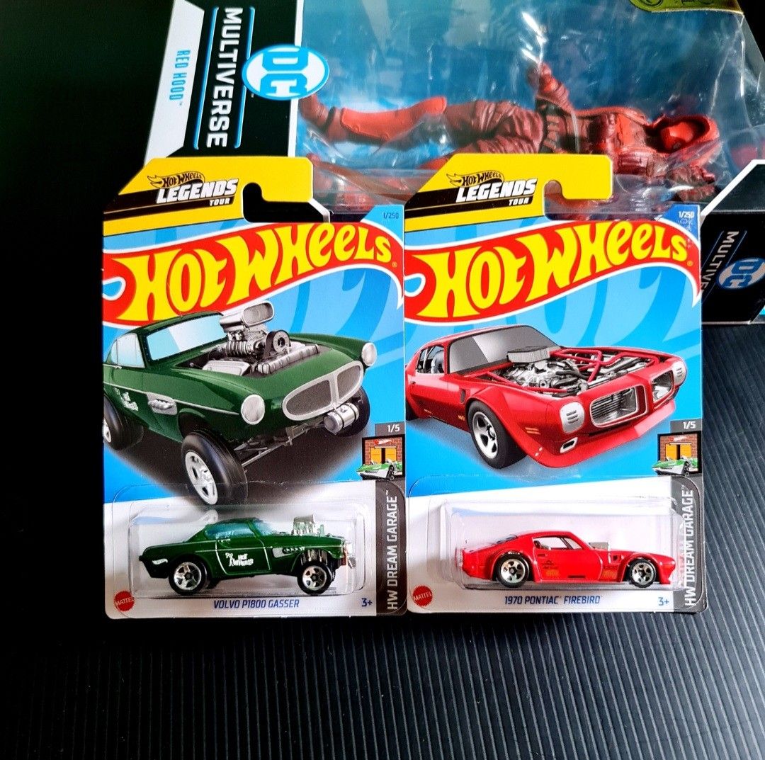 Hot Wheels Legends Tour 1970 Pontiac Firebird, Volvo P1800 Gasser ...