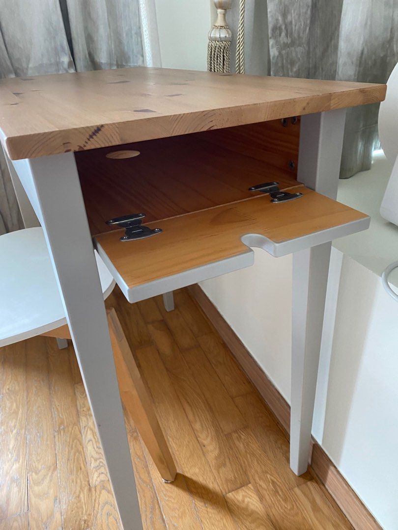 IKEA Norrasen laptop computer study desk table+ NORDMYRA chair ...