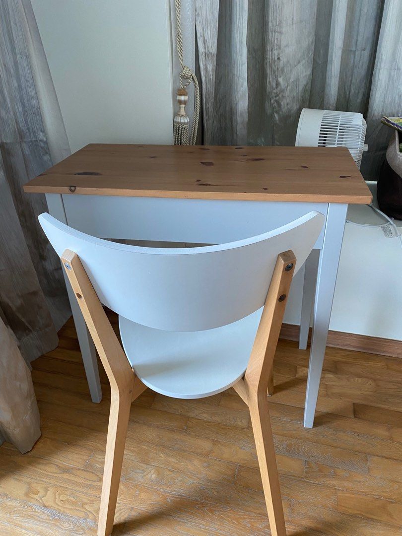 IKEA Norrasen laptop computer study desk table+ NORDMYRA chair ...