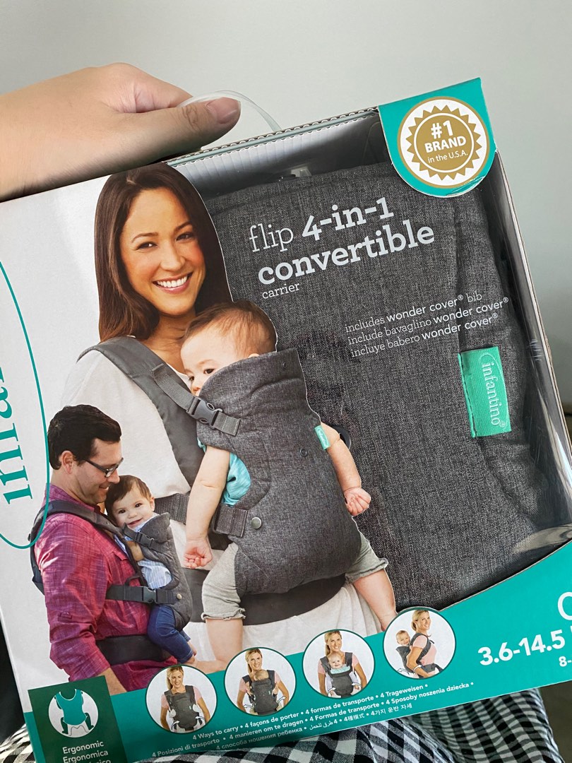 Infantino 4-in-1 Convertible Carrier with box, Babies & Kids, Going Out ...