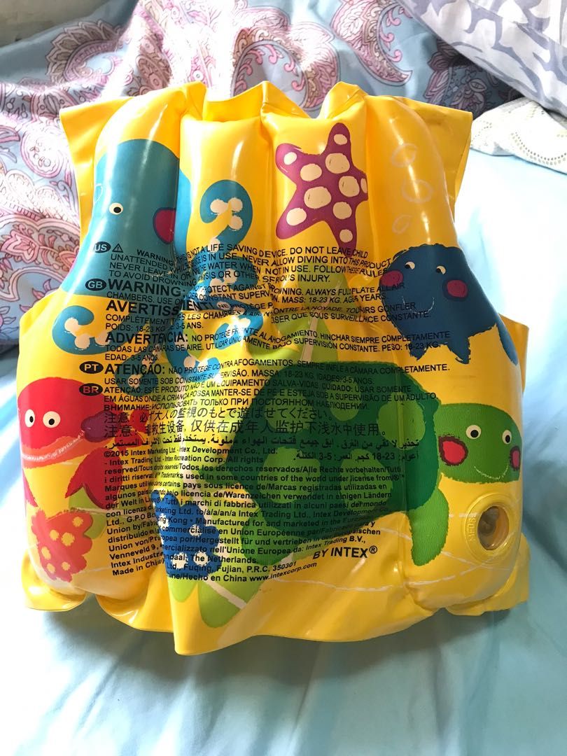 Intex Vest Kids Floater Inflatable, Babies & Kids, Infant Playtime on ...