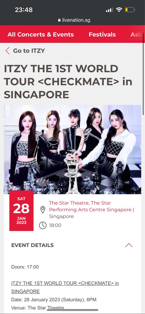 Itzy cat 1 and 2 tickets, Tickets & Vouchers, Event Tickets on Carousell