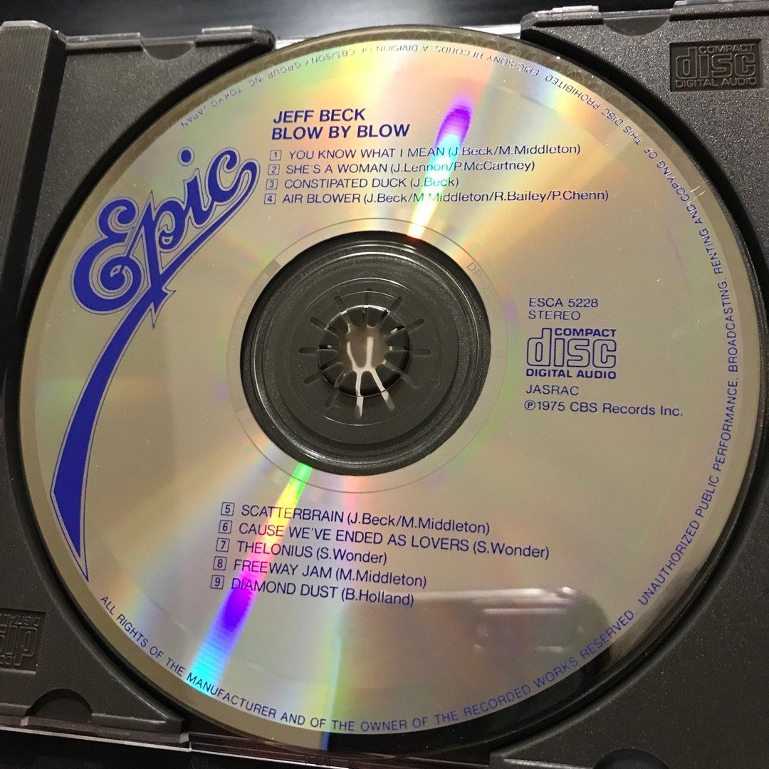 Jeff Beck CD (Japan Press) (Box 20th), Hobbies & Toys, Music & Media ...