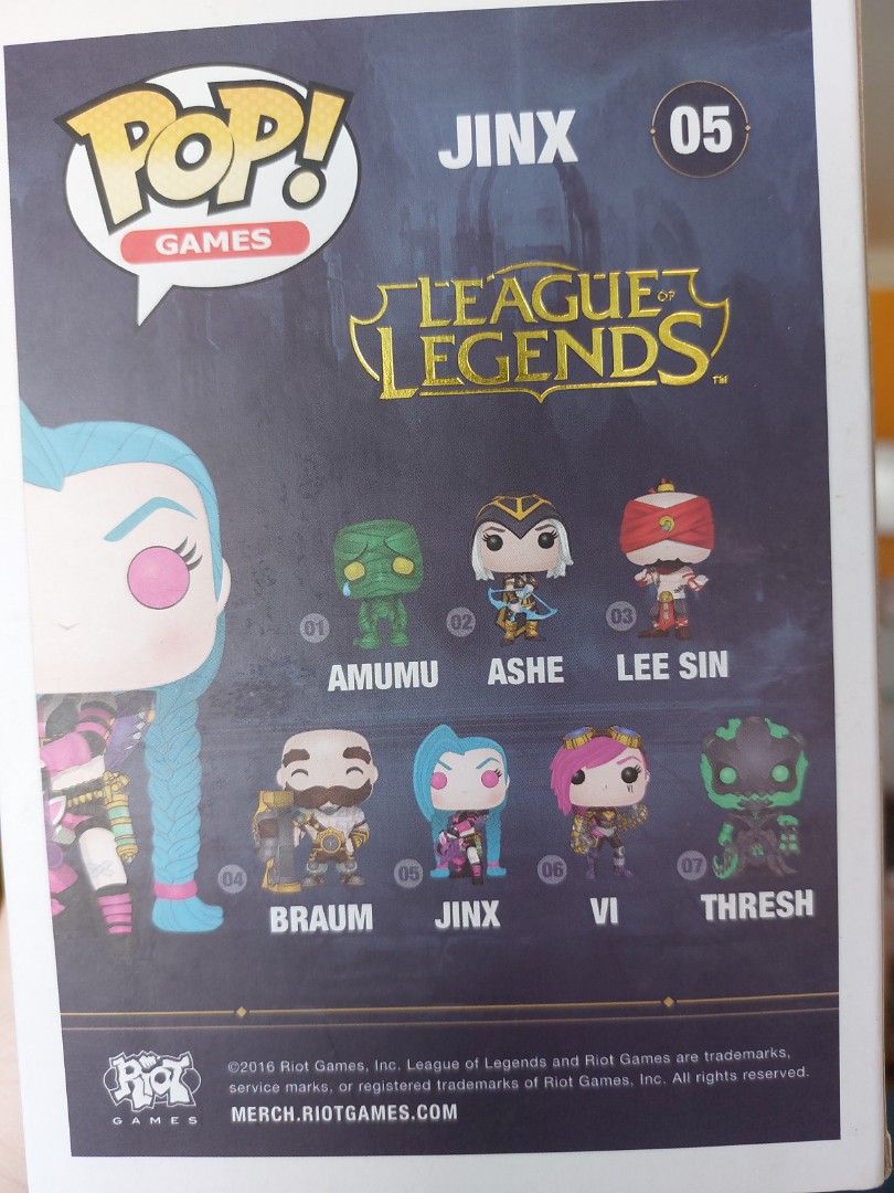 Jinx Pop Figurine/Figure, Hobbies & Toys, Toys & Games on Carousell