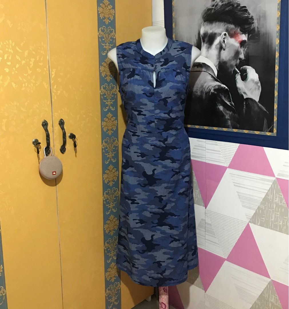 Joe Fresh Camouflage Midi Dress, Women's Fashion, Dresses & Sets ...