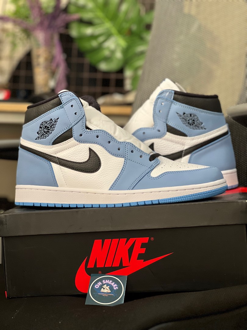 Jordan 1 High UNC, Men's Fashion, Footwear, Sneakers on Carousell