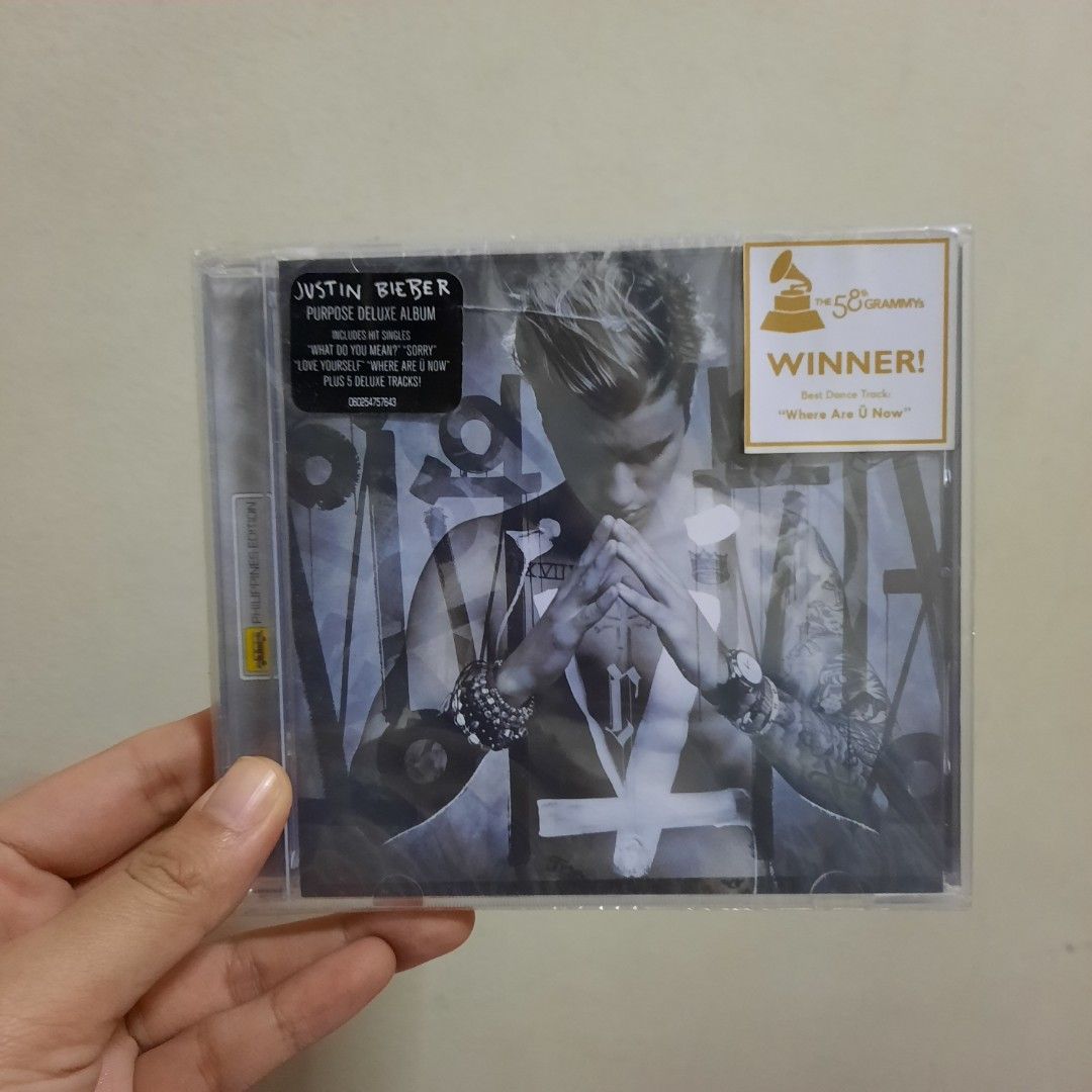ORIGINAL Justin Bieber: Purpose Deluxe Album, Hobbies & Toys, Music ...