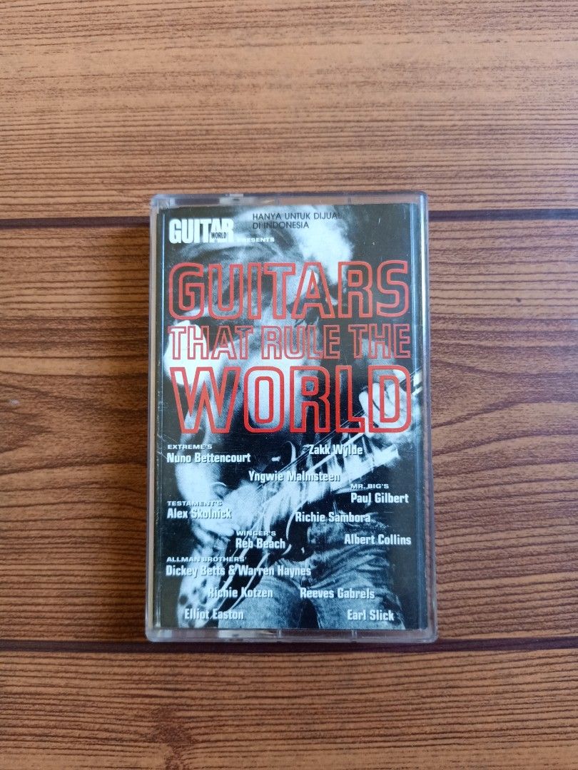 Kaset Pita GUITAR THAT RULE THE WORLD Guitar compilation ( Zakk wylde ...