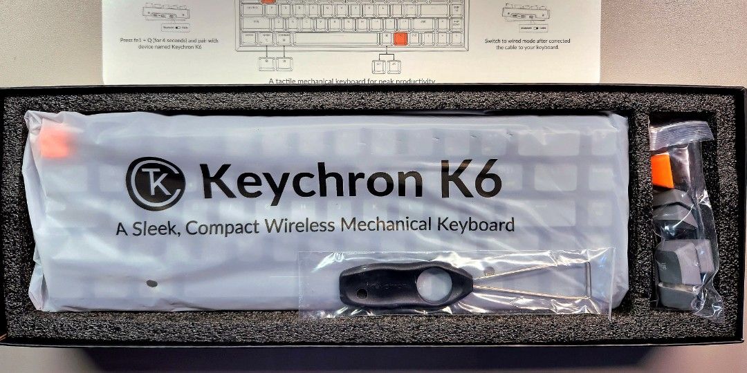 Keychron K6 65% Aluminium Bluetooth Mechanical keyboard, Computers & Tech, Parts & Accessories ...