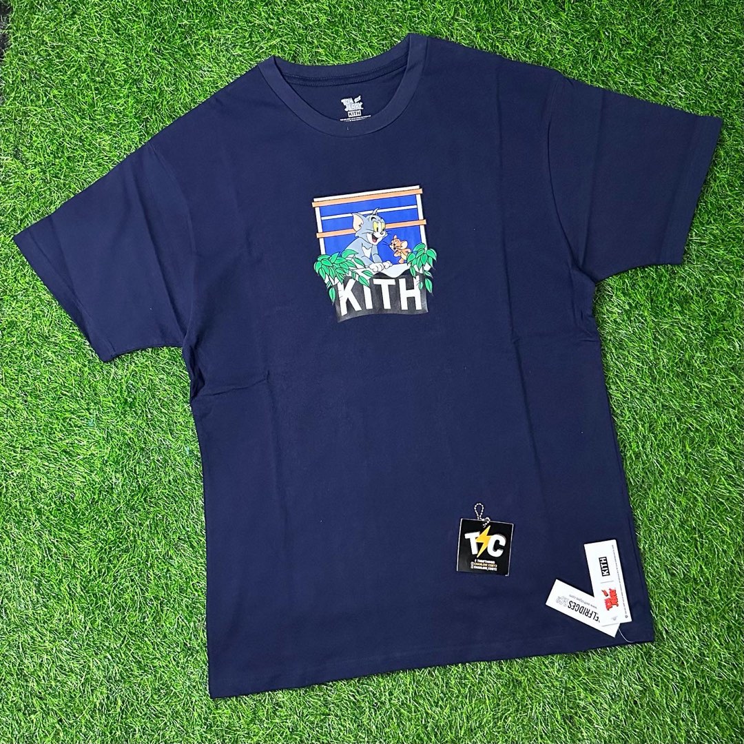 Kith x Tom & Jerry Hang Out Tee, Men's Fashion, Tops & Sets, Tshirts & Polo Shirts on Carousell