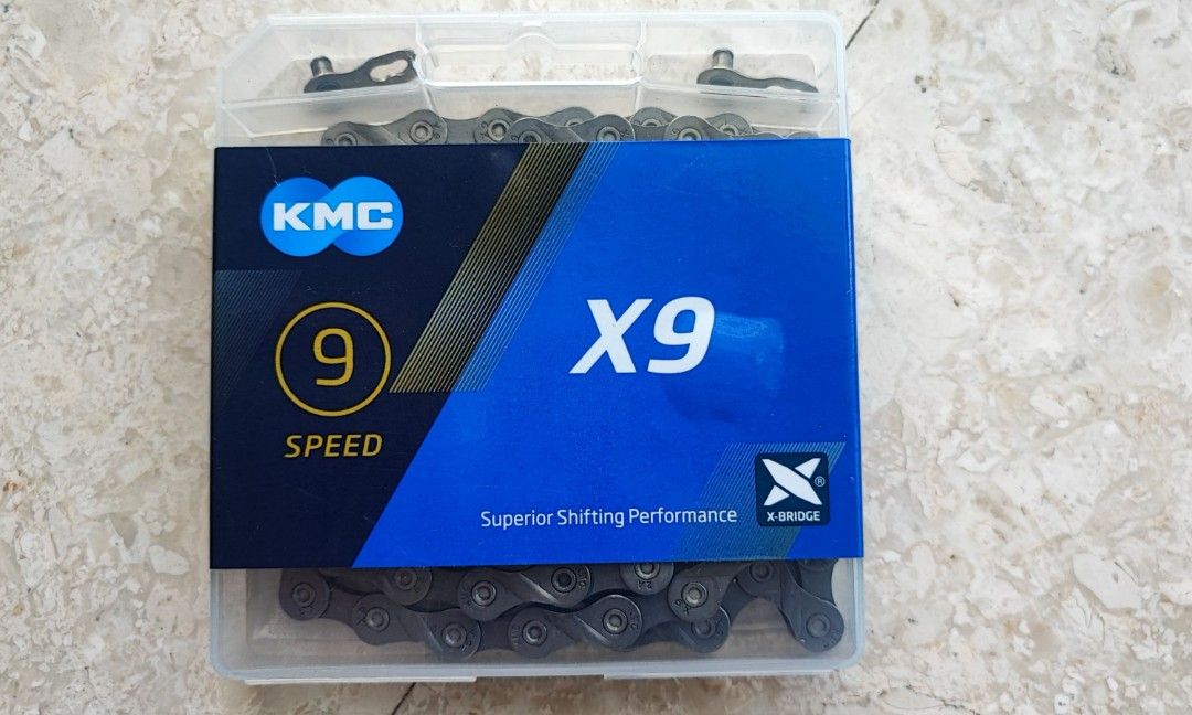 KMC 9 Speed Chain (Europe Stock), Sports Equipment, Bicycles & Parts ...