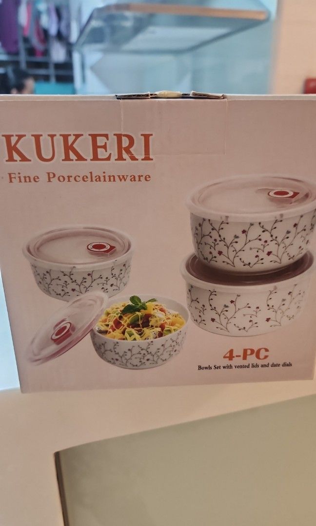 Kukeri ceramic porcelain ware tupperware, Furniture & Home Living ...