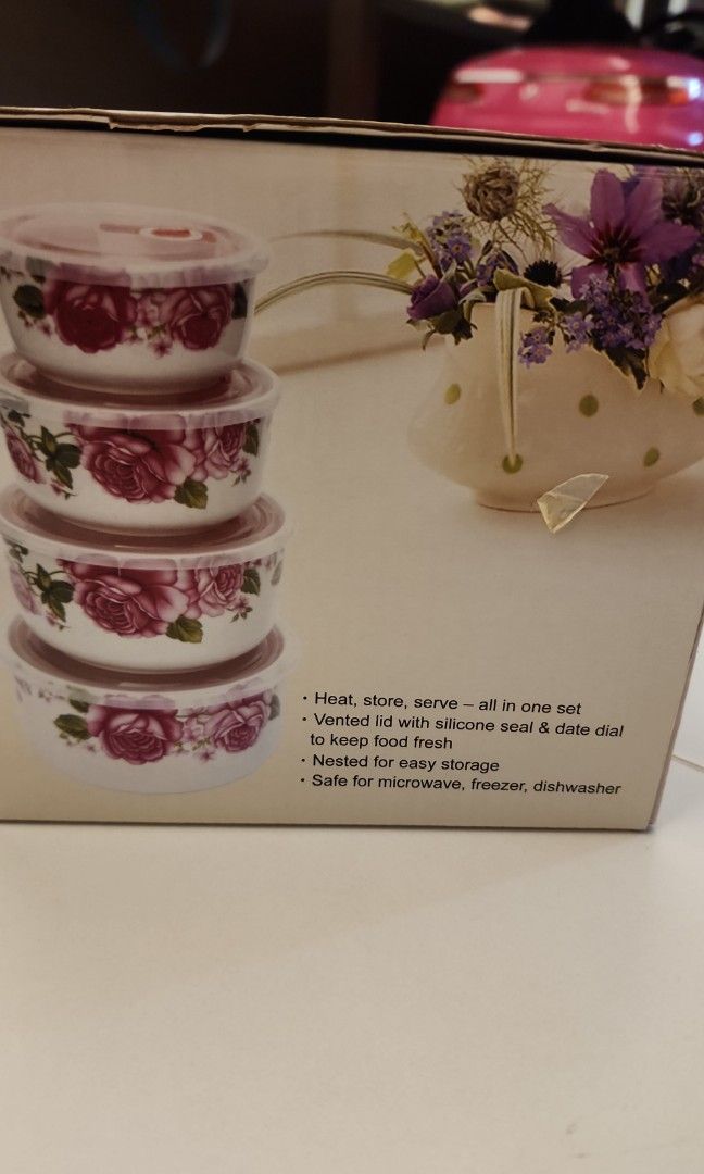 Kukeri ceramic porcelain ware tupperware, Furniture & Home Living ...